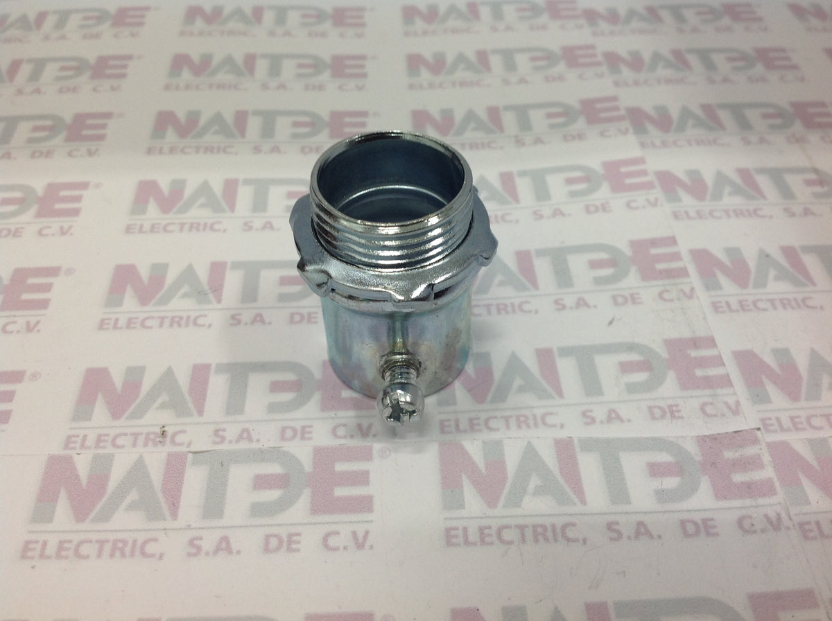 CONECTOR ANCLO/ARGOS PARED DELGADA CCL-34 DE 3/4" CON TORNILLO GALVANI – NAITDE ELECTRIC
