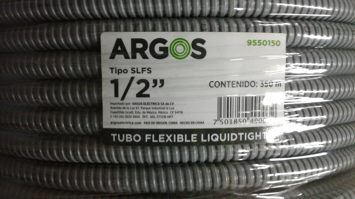 TUBO LIQUIDTIGHT ARGOS DE 1/2" #9550150 – NAITDE ELECTRIC
