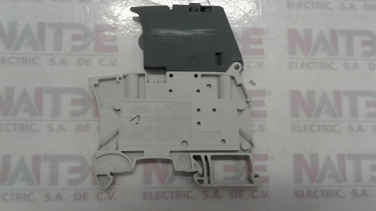 CLEMA PORTAFUSIBLE ABB 1SNK506410R0000, 6 MM, TIPO ZS GRIS, CAL.24-10 – NAITDE ELECTRIC