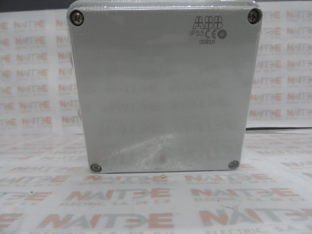 CAJA RECTANGULAR VACIA TERMOPLASTICO ABB M008160000 LS-00816 IP44, IP5 – NAITDE ELECTRIC