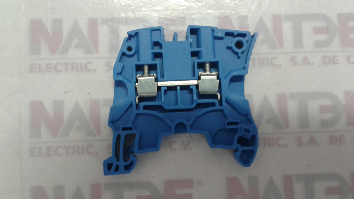 CLEMA DE PASO ABB 1SNK506020R0000, 6 MM, TIPO ZS6-BL, AZUL, CAL.24-10 ...