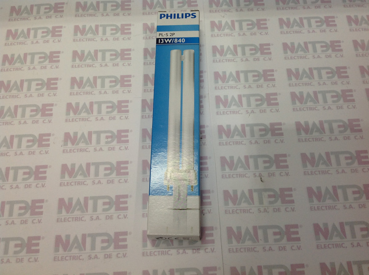 FOCO FLUORESCENTE PHILIPS DE 2 PIN BCO FRIO PL-S 13W/840 2P – NAITDE ...