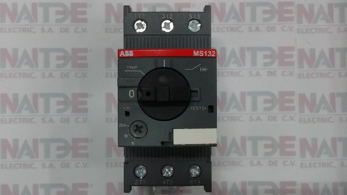 GUARDAMOTOR ABB MS132-20,16 - 20 AMP. 230/440 VCA, 100/20 kA CAT.1SAM3 ...