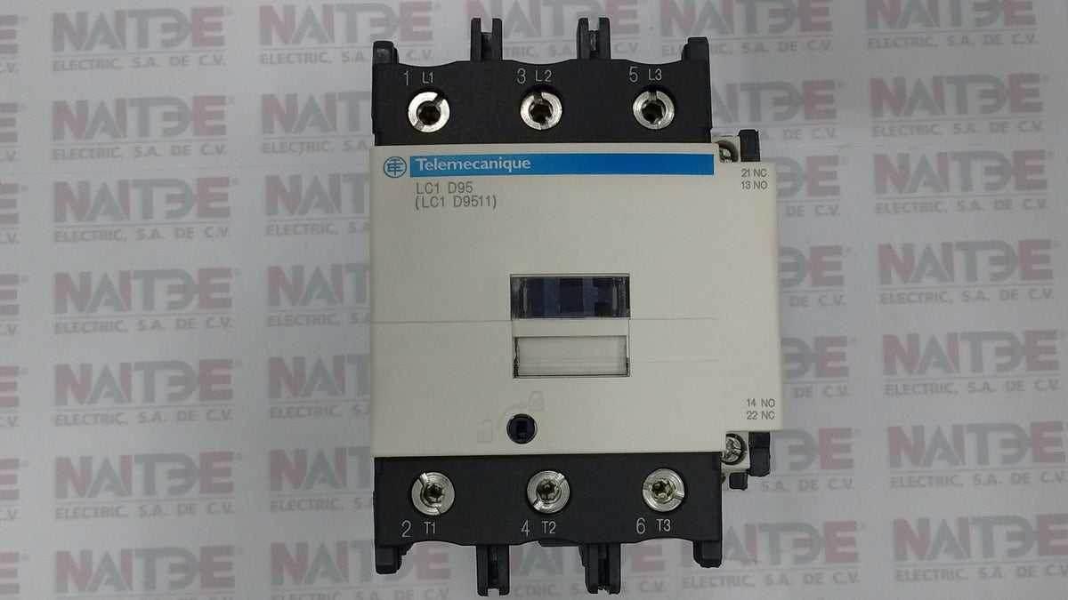 CONTACTOR MAGNETICO TRIPOLAR TELEMECANIQUE LC1D9511 M7 220V 1NA-1NC ...