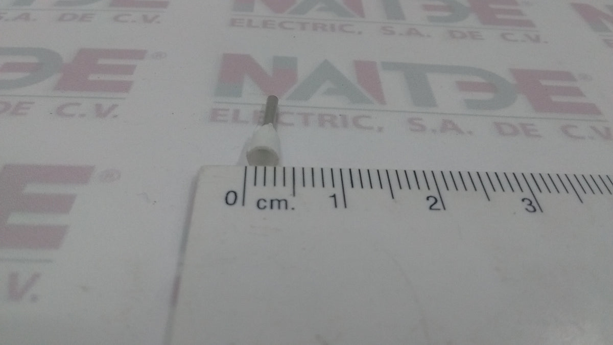 TERMINAL DE PUNTA HUECA 480 STARFIX 376 61, DE 0.5 MM CAL.22 COLOR BLA ...