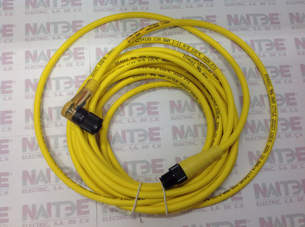 CABLE CONECTOR BALLUFF C04GEM-04-TY-050-M (5 mts) (4 pin hembra-macho ...
