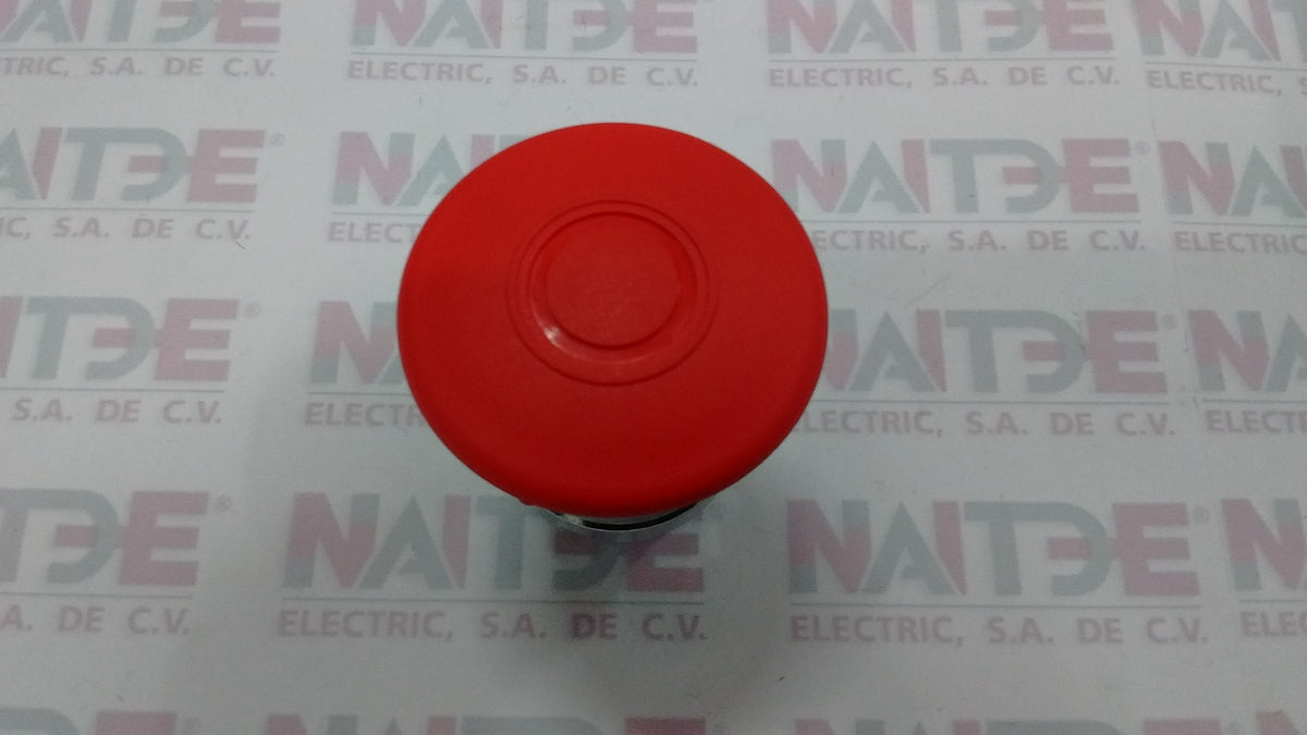 BOTON HONGO PULSAR/TIRAR TELEMECANIQUE ZB4BT4 HARMONY COLOR ROJO ...