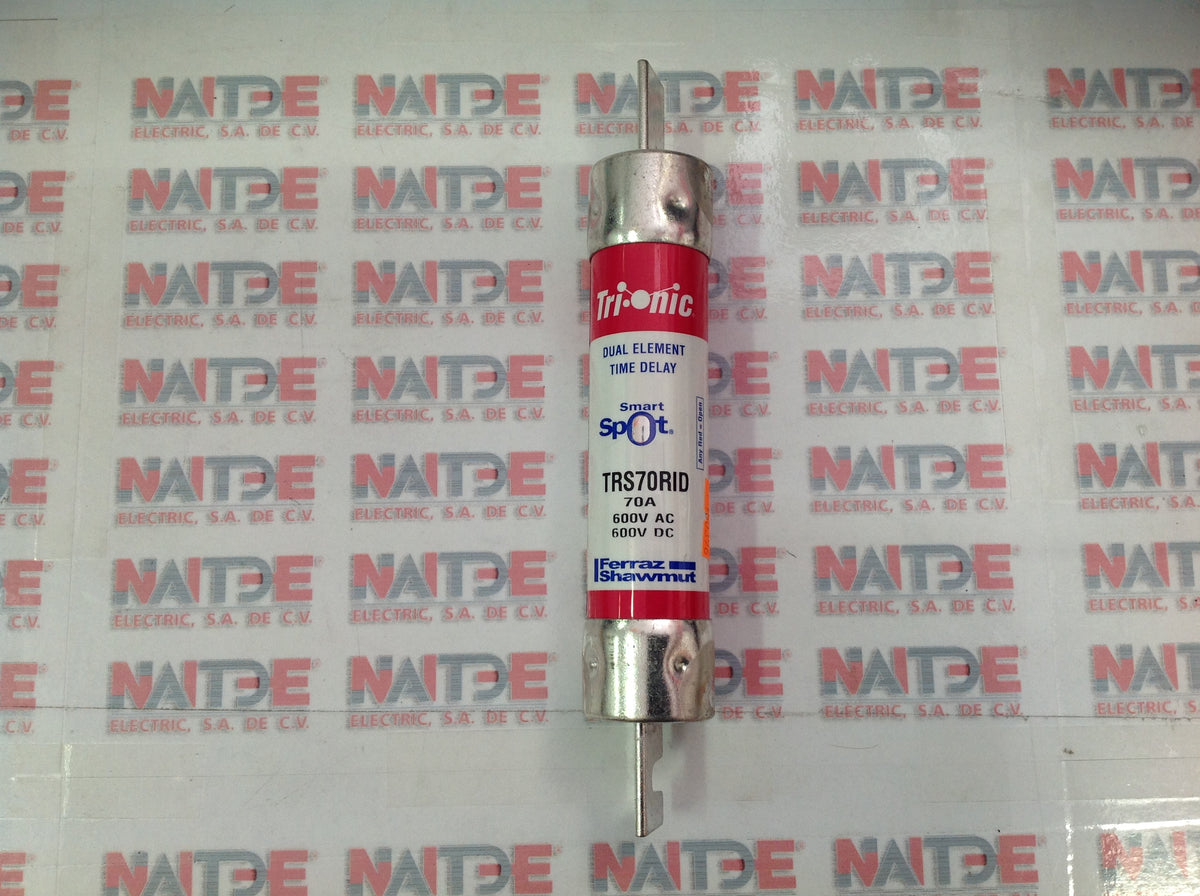 FUSIBLE FERRAZ TRS70R, 70 AMP 600 V C/RET ( BUSSMANN FRS-R-70 ...