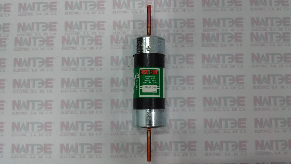 FUSIBLE FERRAZ TR200R, 200 AMP 250 V C/RET (FUSETRON FRN-R-200 ...