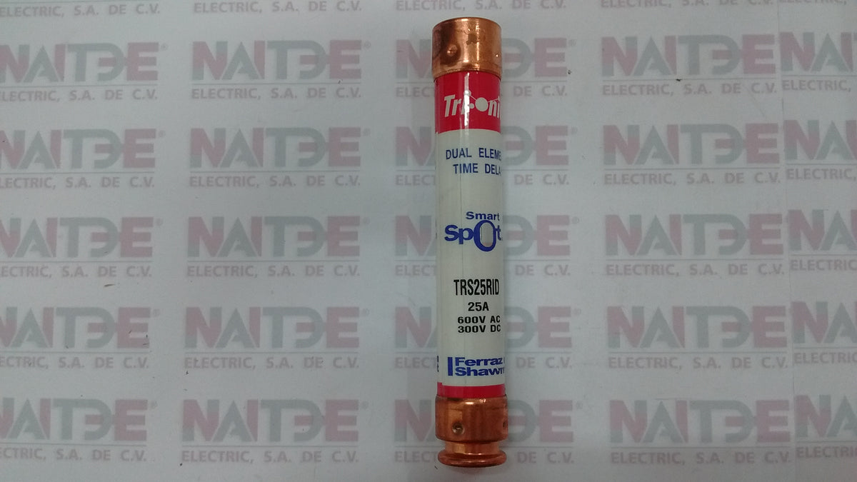 FUSIBLE FERRAZ TRS25R, 25 AMP 600 V C/RET – NAITDE ELECTRIC