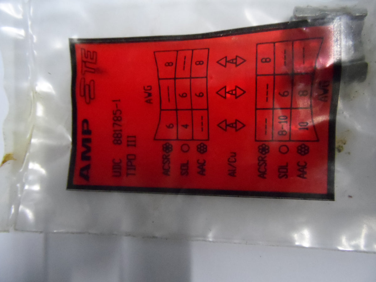 CONECTOR UDC TIPO CUÑA III COD.881785-1 MARCA TE COLOR ROJO CAL. 8-10 ...
