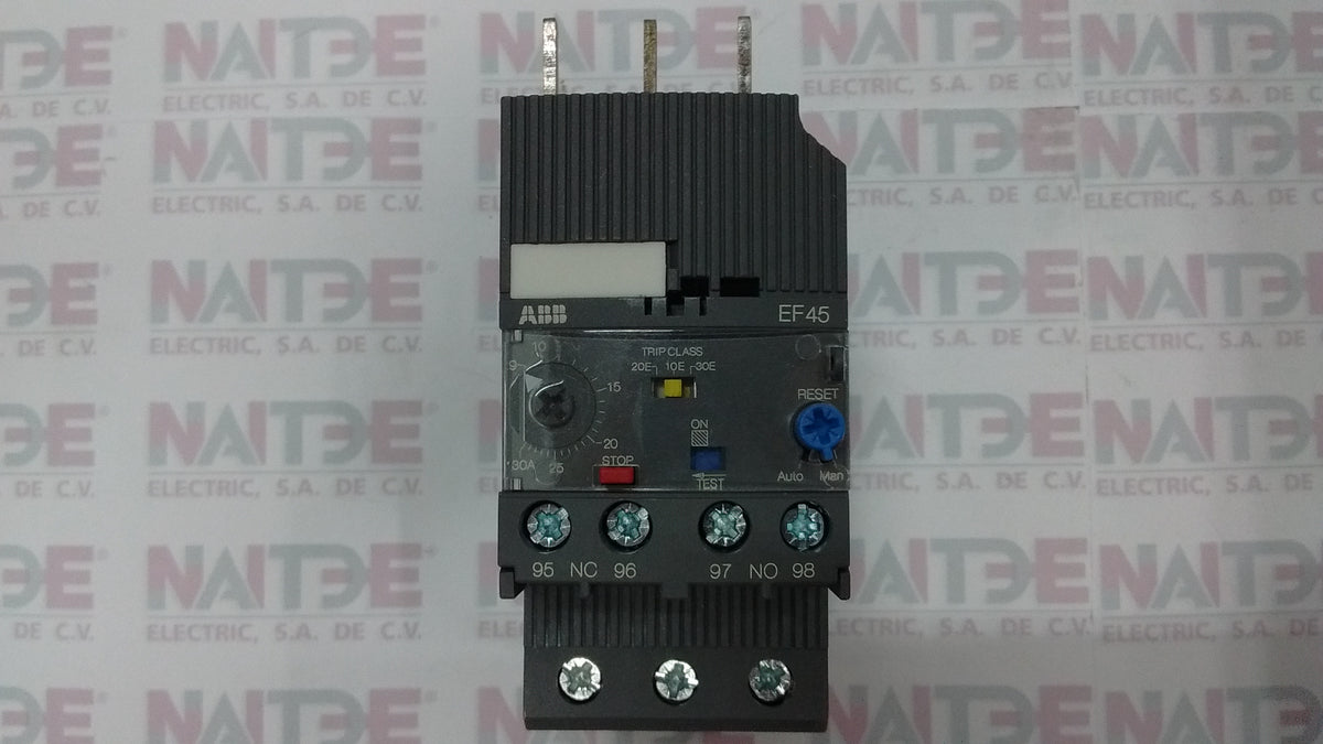 RELEVADOR DE SOBRECARGA ABB EF45-30, 9-30 AMP. CAT.1SAX221001R1101 – NAITDE ELECTRIC