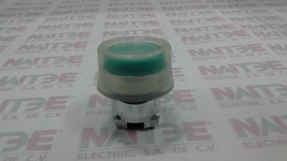 CAPUCHON ( CABEZA ) PULSADOR TELEMECANIQUE ZB4BP3 HARMONY COLOR VERDE ...