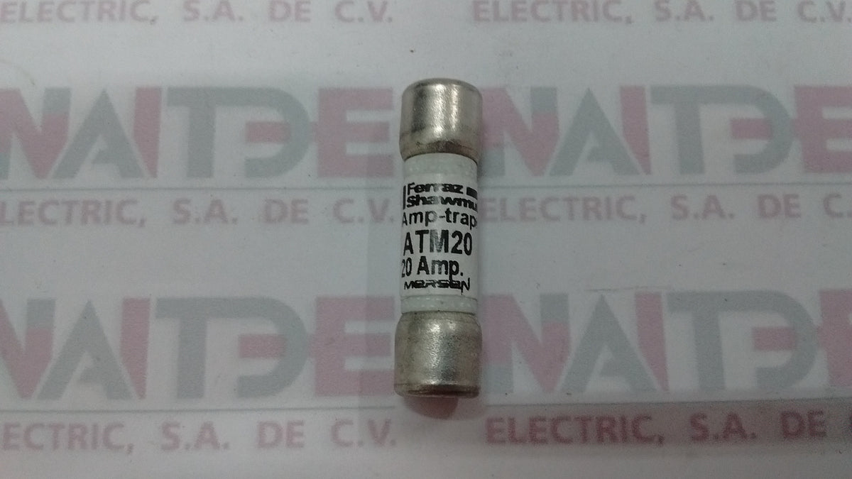 FUSIBLE FERRAZ ATM20, 20 AMP 600 V – NAITDE ELECTRIC