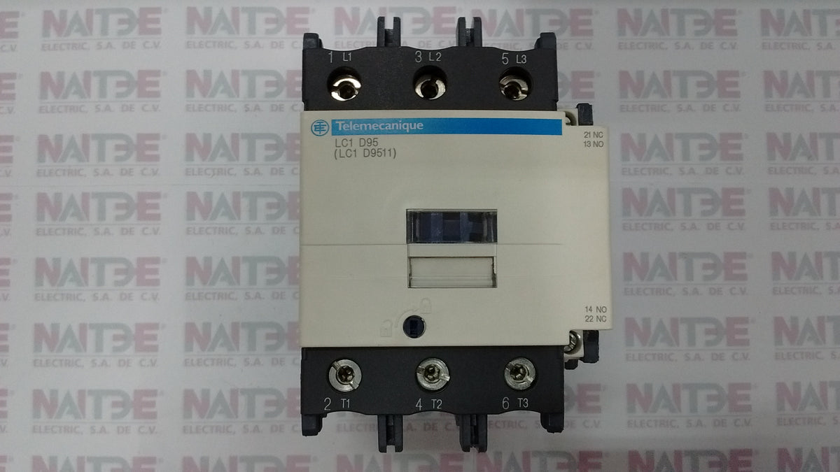 CONTACTOR MAGNETICO TRIPOLAR TELEMECANIQUE LC1 D9511 F7 110V 1NA-1NC ...