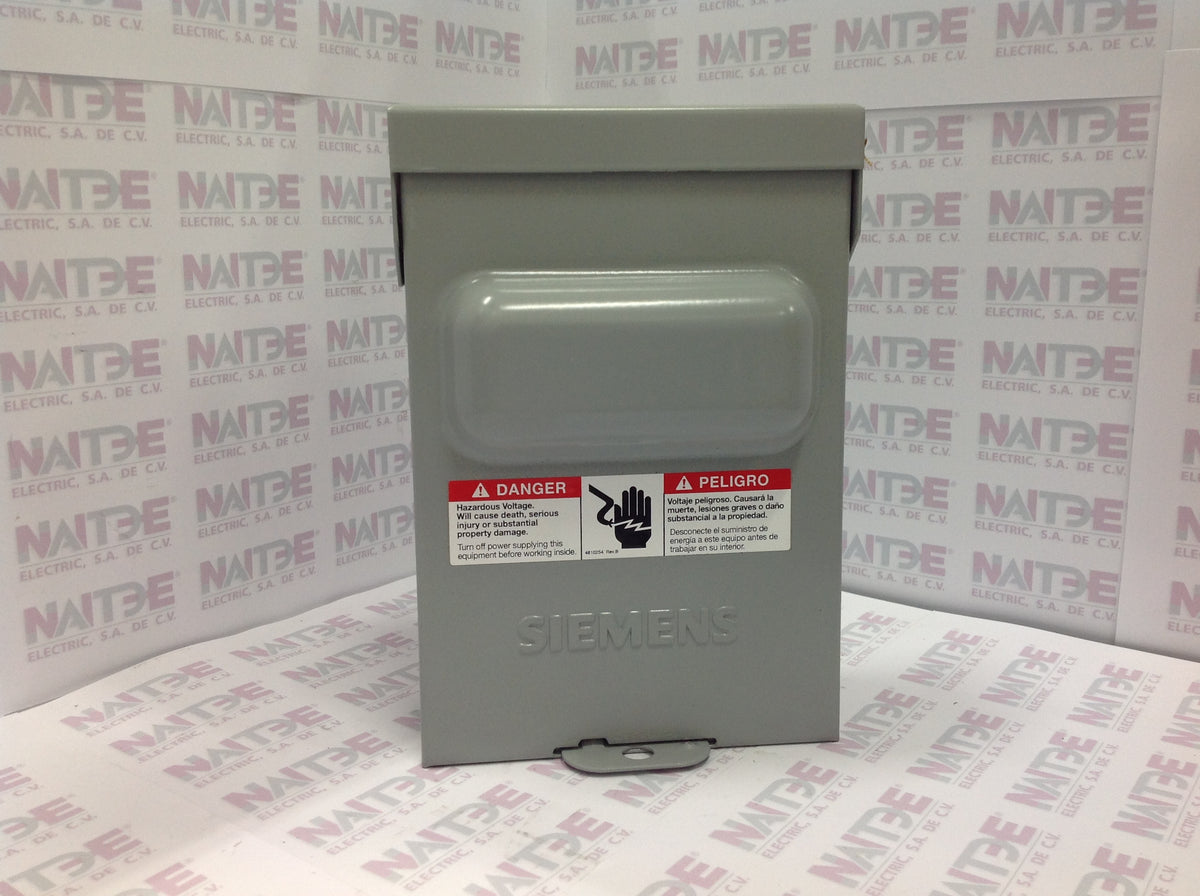 INTERRUPTOR DE SEGURIDAD SIEMENS WN2060U SAL246 DE 60 AMP. – NAITDE ...