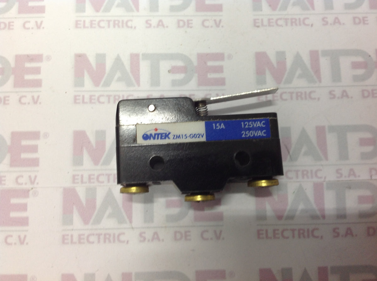 MICRO SWITCH ZM15-G02V DE 15 AMP. 125/250 VAC. – NAITDE ELECTRIC