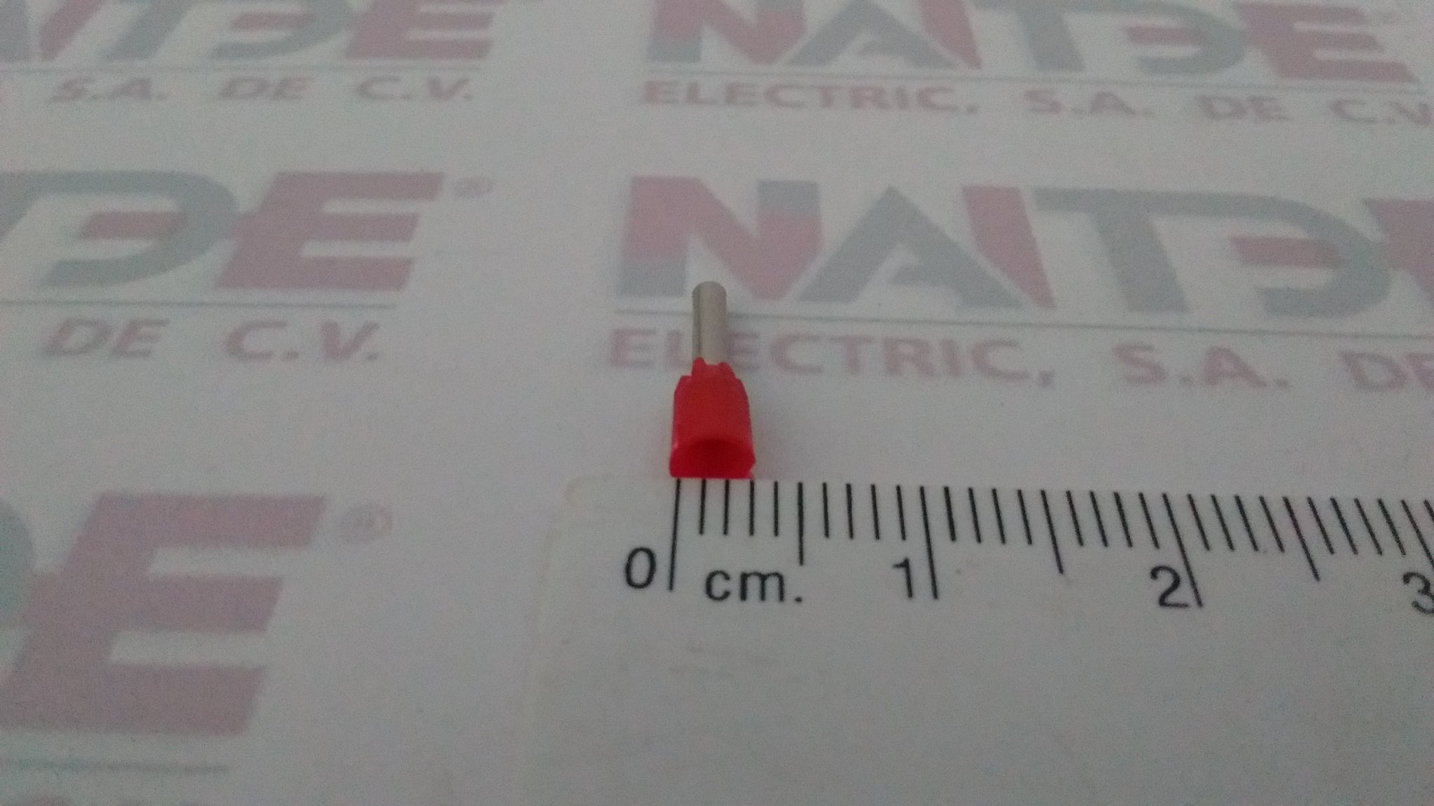 TERMINAL DE PUNTA HUECA 1000 STARFIX 376 63, DE 1.0 MM CAL.18 COLOR RO ...