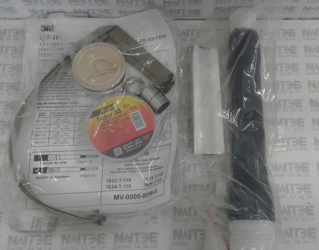 TERMINAL CONTRACTIL 3M ME-9001-0268-7 (CONO DE ALIVIO) EN FRIO 15 KV U ...