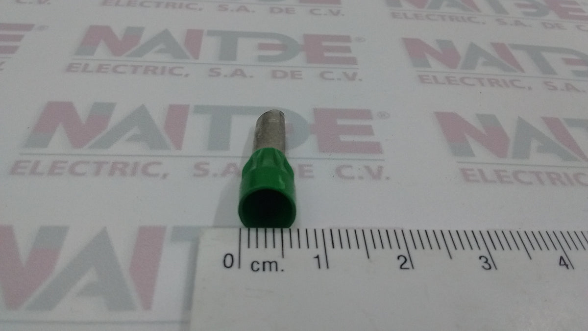 TERMINAL DE PUNTA HUECA 250 STARFIX 376 68, DE 6.0 MM CAL.10 COLOR VER ...