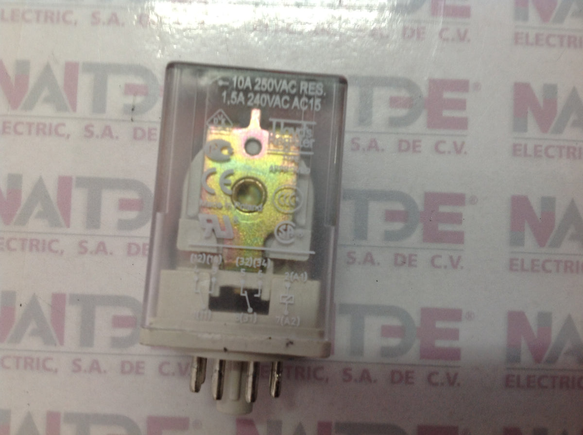 RELEVADOR INTERFAZ 8 PIN TIPO RELOJ ABB CR-U 0110AC2 1SVR405621R7000 1 ...