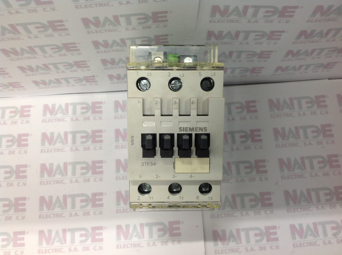 CONTACTOR SIEMENS 3TF34 DE 110 V – NAITDE ELECTRIC