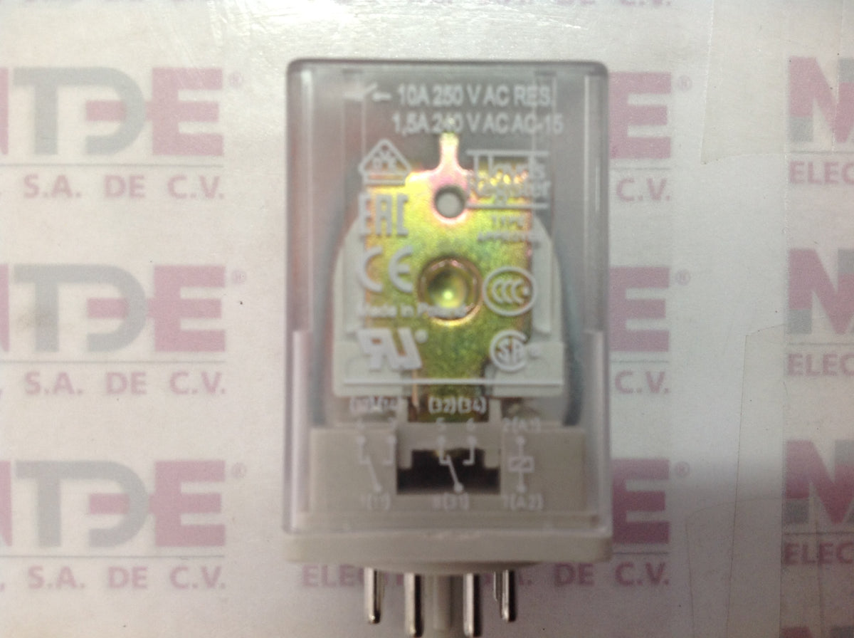 RELEVADOR INTERFAZ ABB CR-U 024DC2 8 PIN TIPO RELOJ CAT.1SVR405621R100 ...