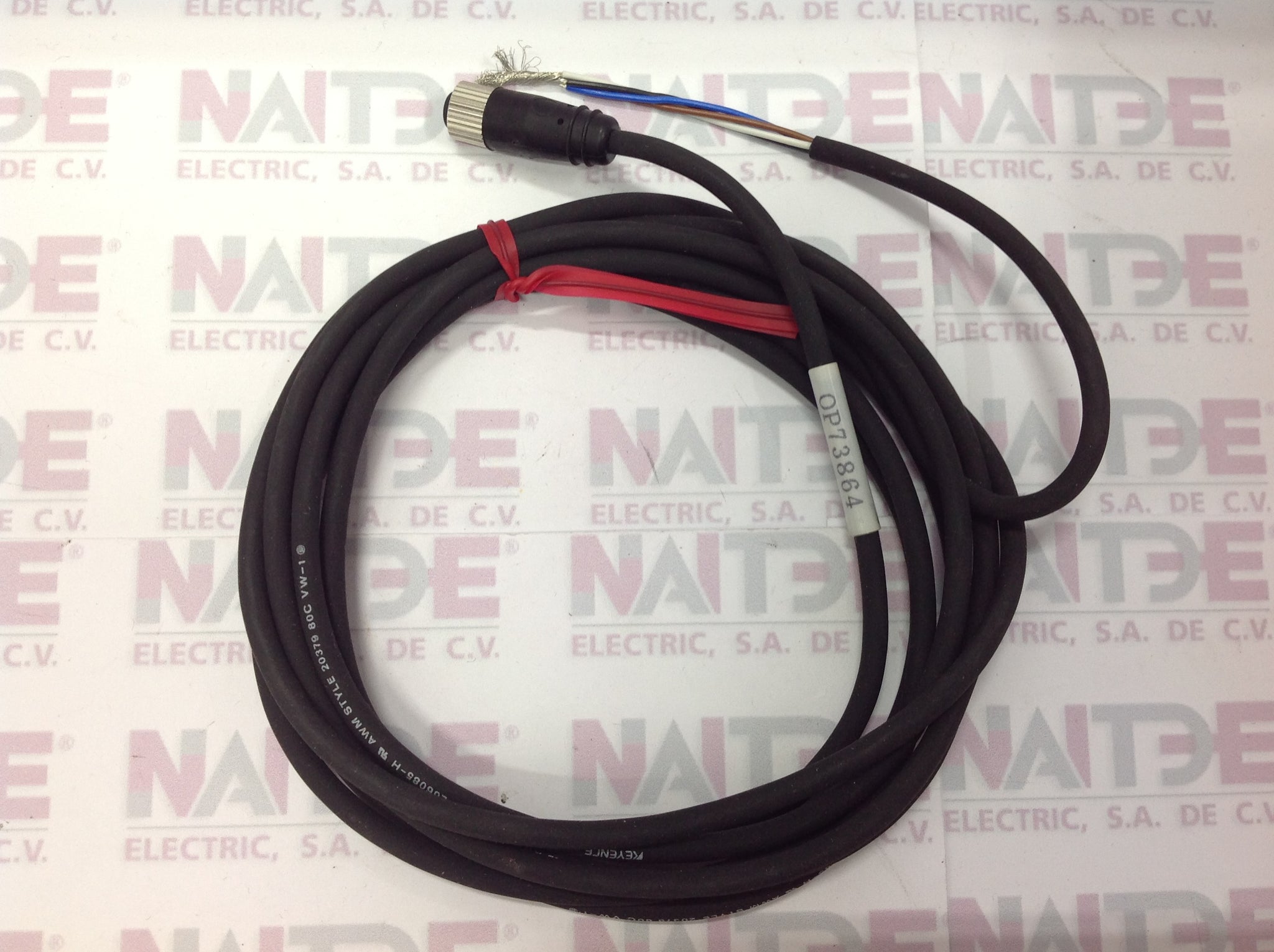 CABLE CONNECTOR KEYENCE OP-73864 M8 DE 2 MTS 4 HILOS – NAITDE ELECTRIC